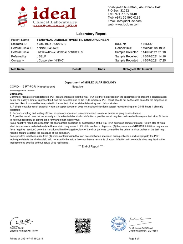 Laboratory Report:: Shaynad Ambalathveettil Sharafudheen | PDF ...