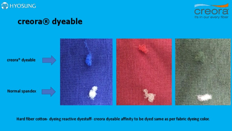 Creora Reactive Dyeable Some Results | PDF