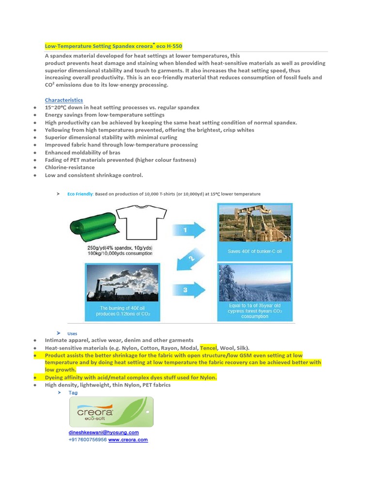 Creora Eco Easy Set H550 | PDF