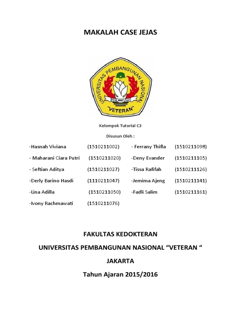 Makalah Case 1 Jejas | PDF