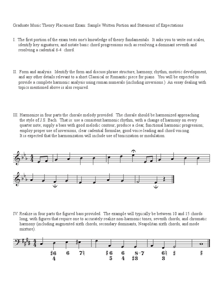 Theory Study Guide | PDF | Chord (Music) | Harmony