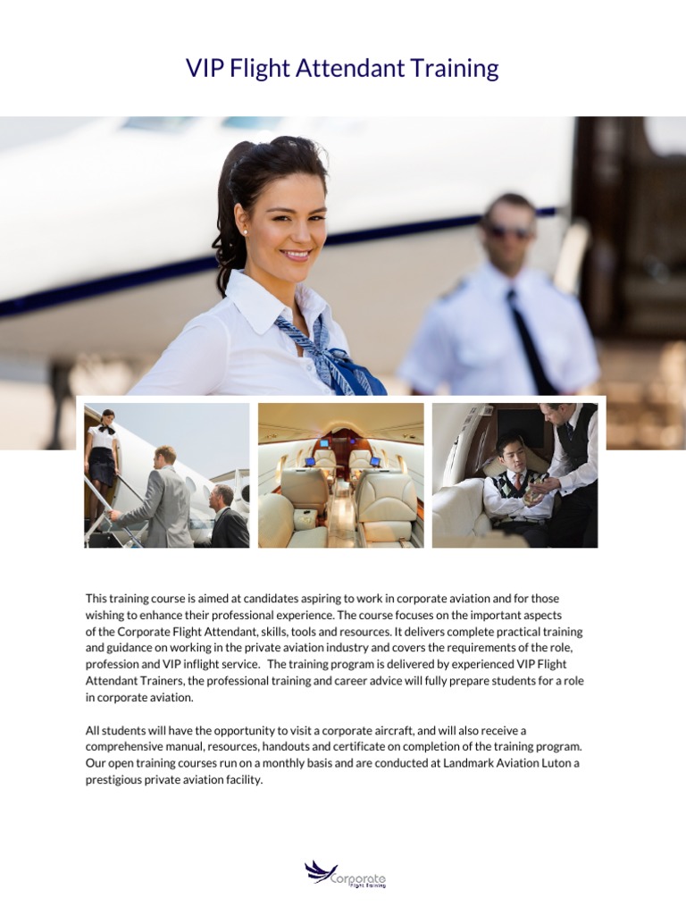 VIP Flight Attendant Training Course | PDF | Flight Attendant | Foods