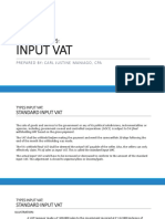 Understanding Input VAT and Its Types | PDF | Value Added Tax | Invoice