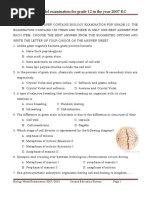 Biology Worksheet Grade 12 Unit 2 | PDF | Virus | Bacteria