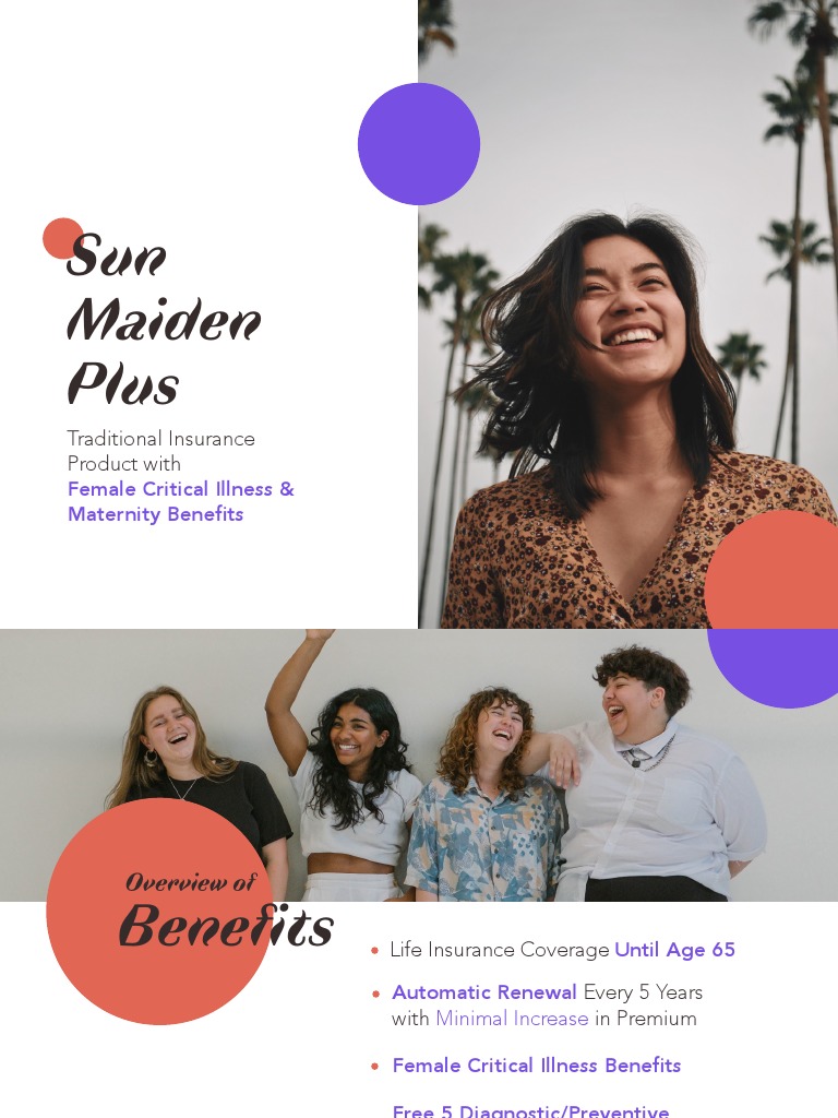 Sun Maiden Plus Maxilink One | PDF | Uterus | Life Insurance