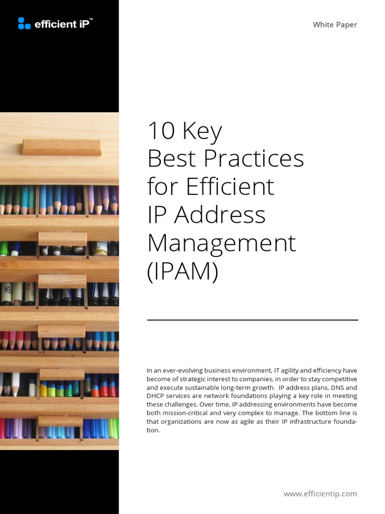 10 Key Best Practices For Efficient IP Address Management (IPAM) | PDF ...