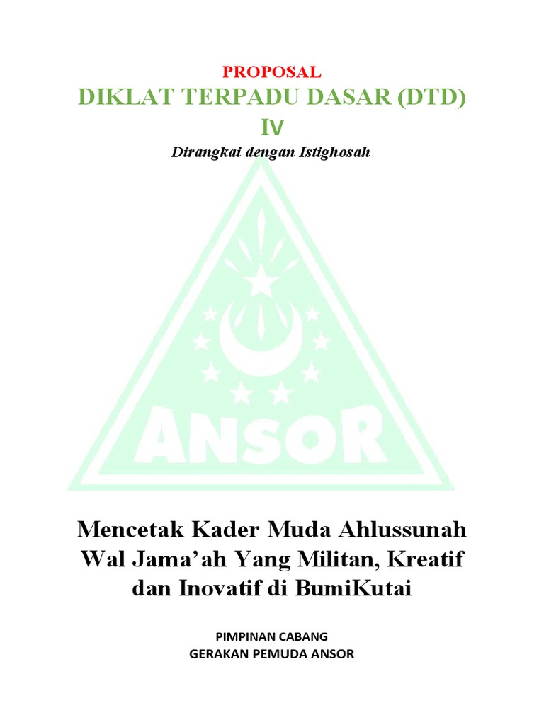 Proposal DTD IV Samboja | PDF