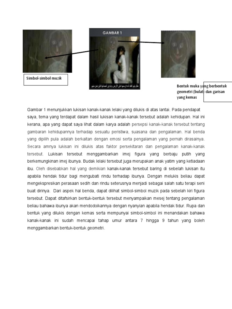 Interpretasi Lukisan Kanak2 | PDF | Seni & Disiplin Bahasa