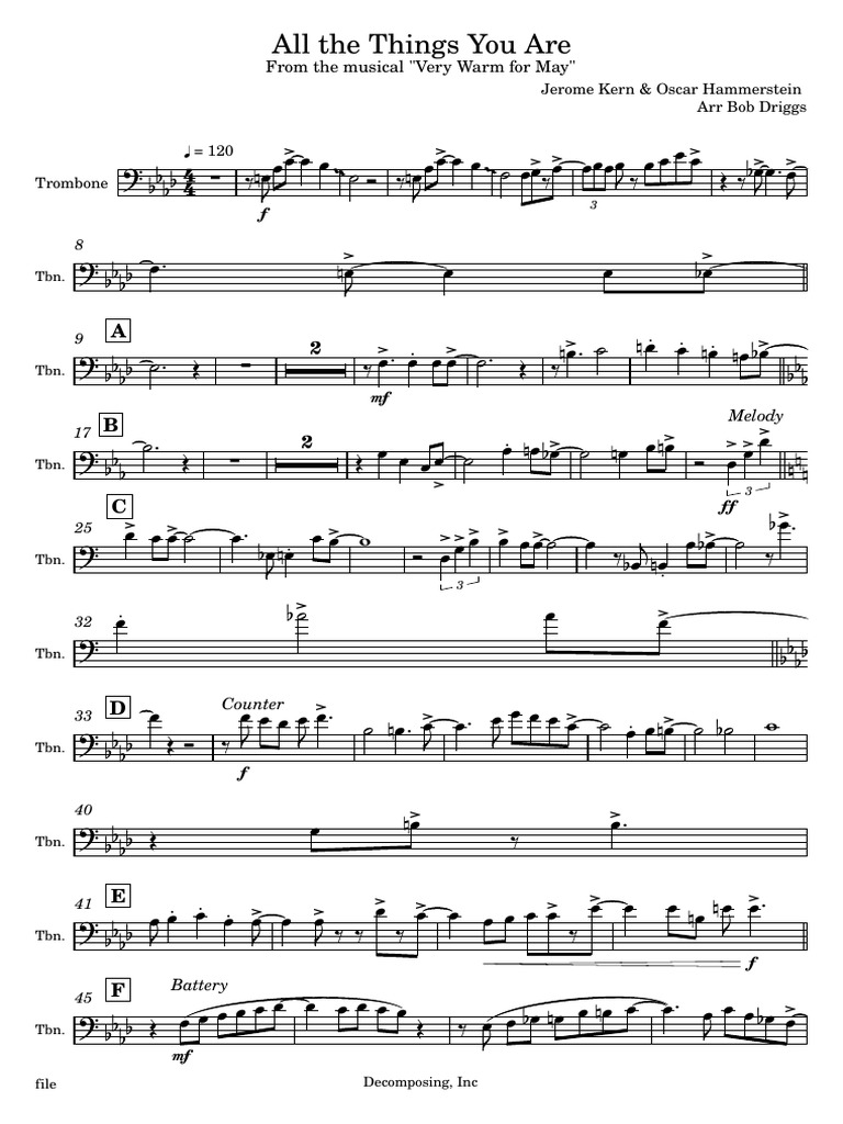 From The Musical "Very Warm For May": Melody | PDF | American Plays ...