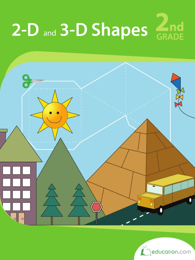 2 D 3 D Shapes Workbook | PDF | Shape | Triangle