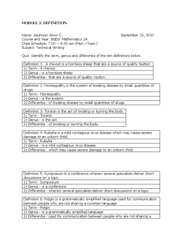 Asuncion, Alwin C. MODULE 2 Technical Writing | PDF