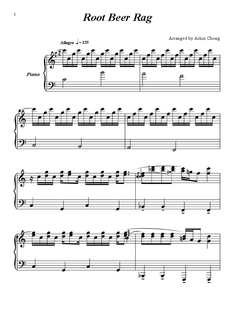 Root Beer Rag | PDF