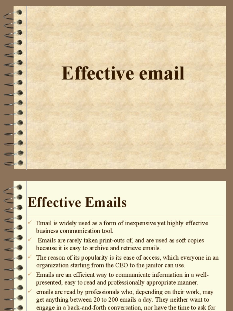 Important Components For Writing An Effective Email, Writing Emails ...