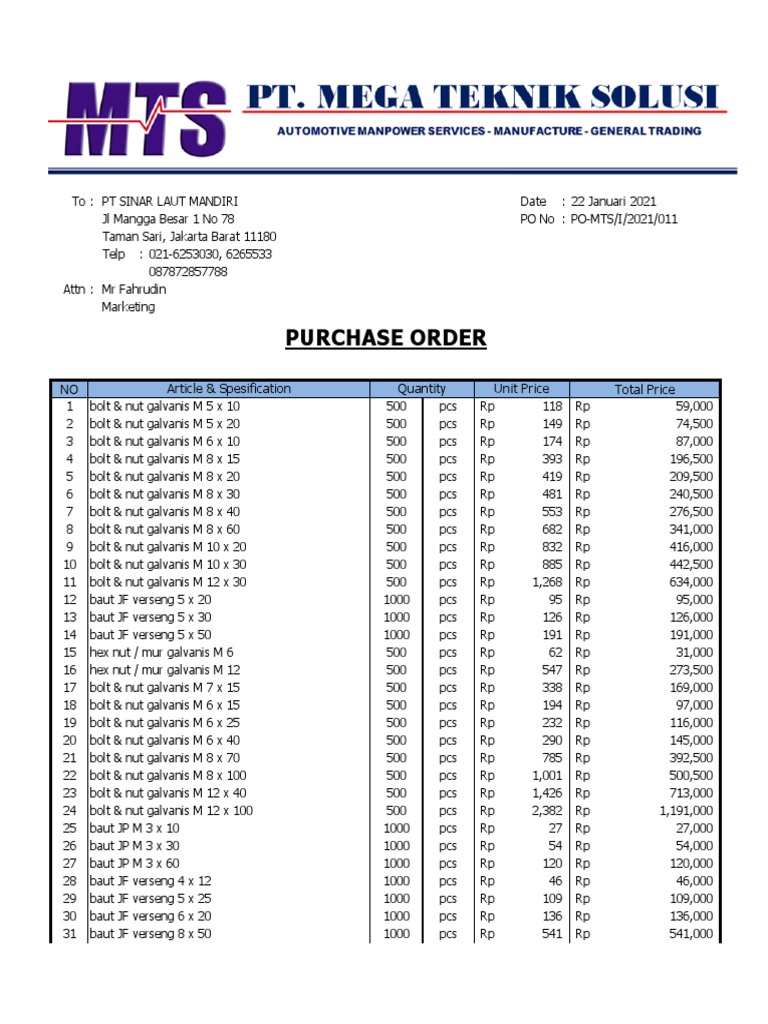 11 Sinar Laut Mandiri | PDF | Metalworking | Joining
