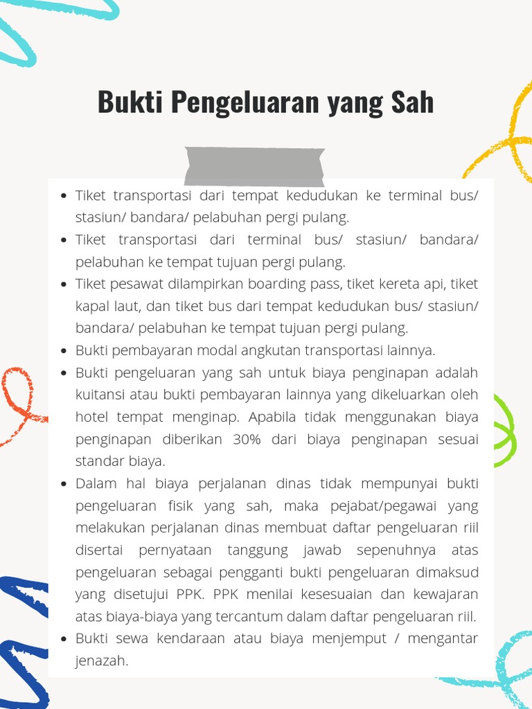 BUKTI PENGELUARAN SAH | PDF