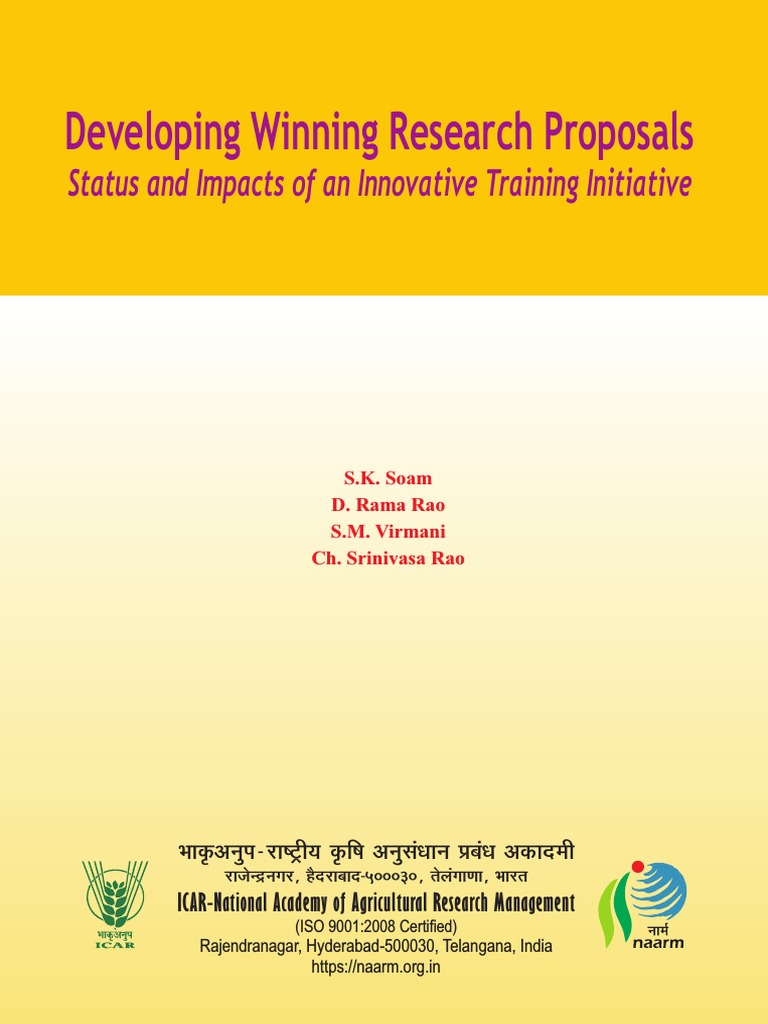 Developing Winning Research Proposals Pdf Hypothesis Concept