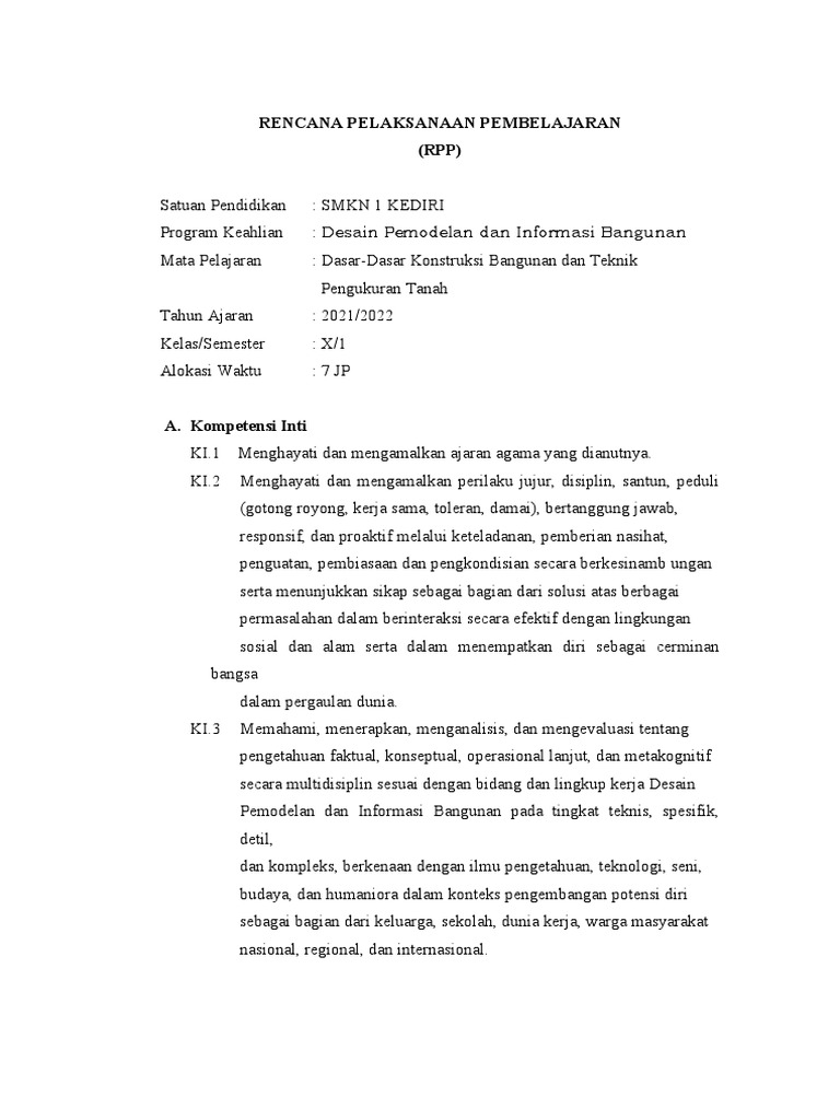 RPP SMK | PDF | Karier & Perkembangan | Seni
