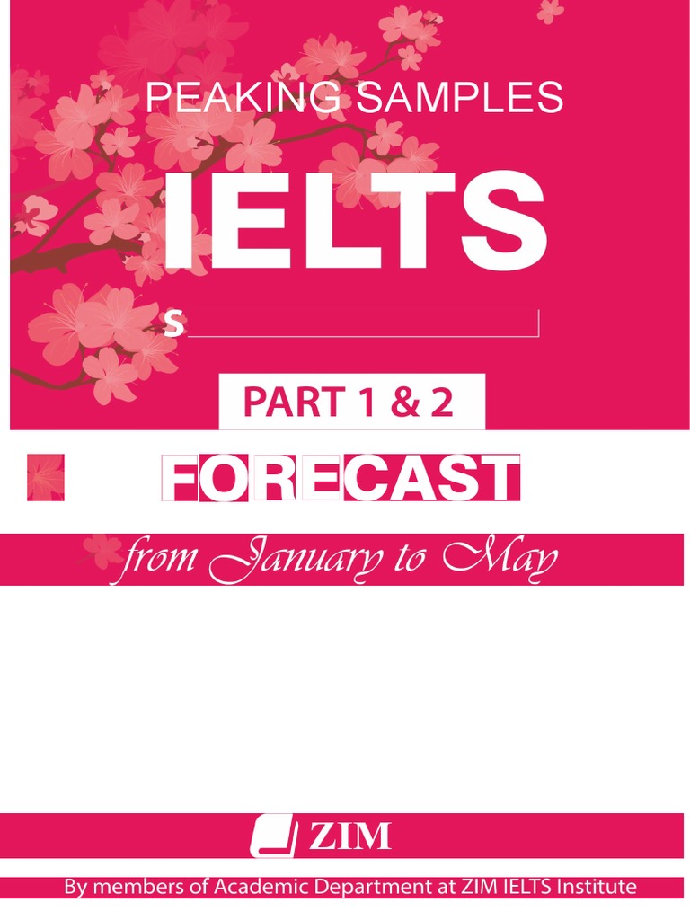 Ielts Speaking Samples Part 1 & 2 Forecast Đã Chuyển Đổi | PDF | Wellness