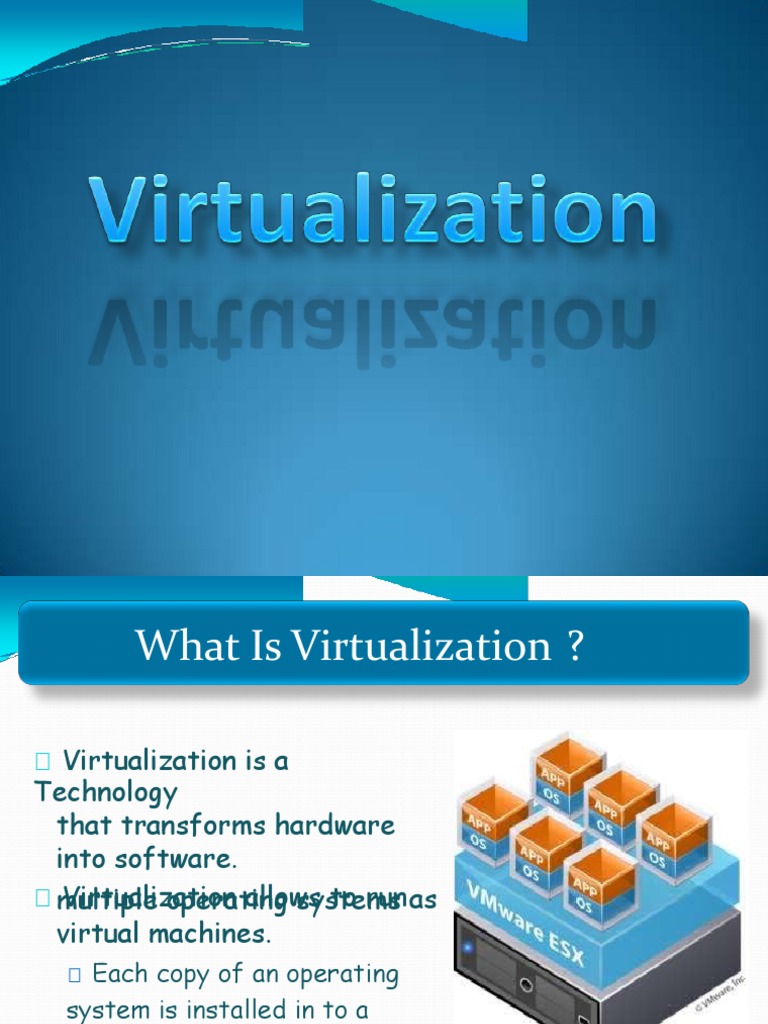 Virtualization 140410221457 Phpapp01 | PDF | Virtualization | Virtual Machine