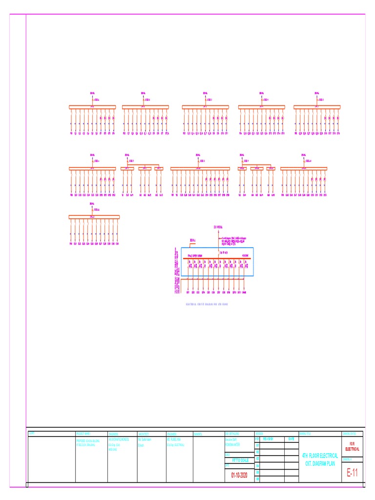 Electrical Drawing of School Building E-11 | PDF | Design | Engineering