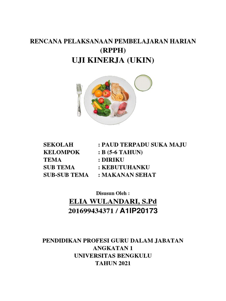 RPPH UKIN ELIA WULANDARI TTD - Deal | PDF | Kesehatan Holistik | Karier ...