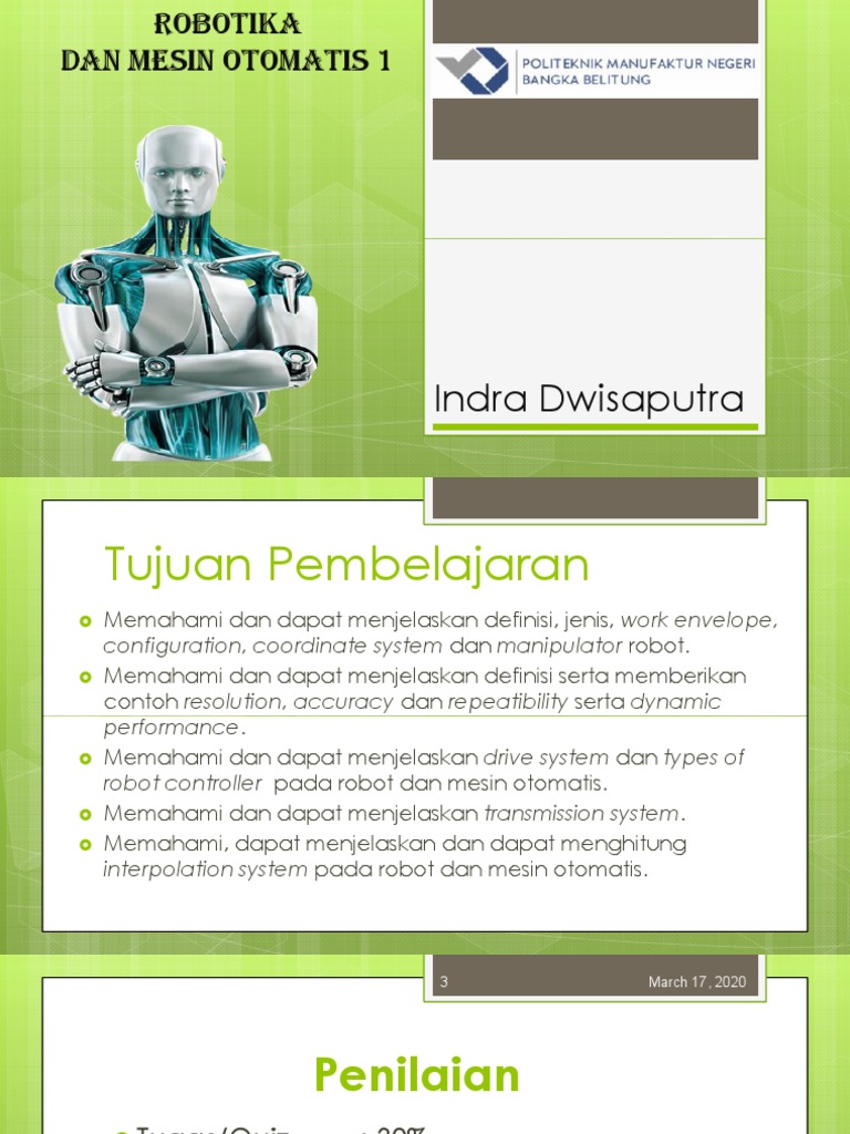 Robot Dan Mesin Otomatis 1 | PDF