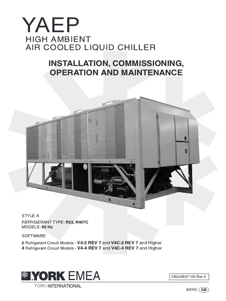 YAEP - Manualzz York Chiller | PDF | Power Supply | Personal Protective ...