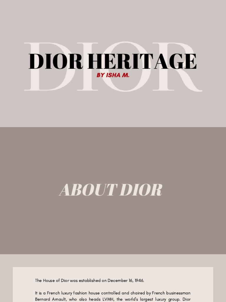 Dior Research Document | PDF | Fashion | Textile And Clothing