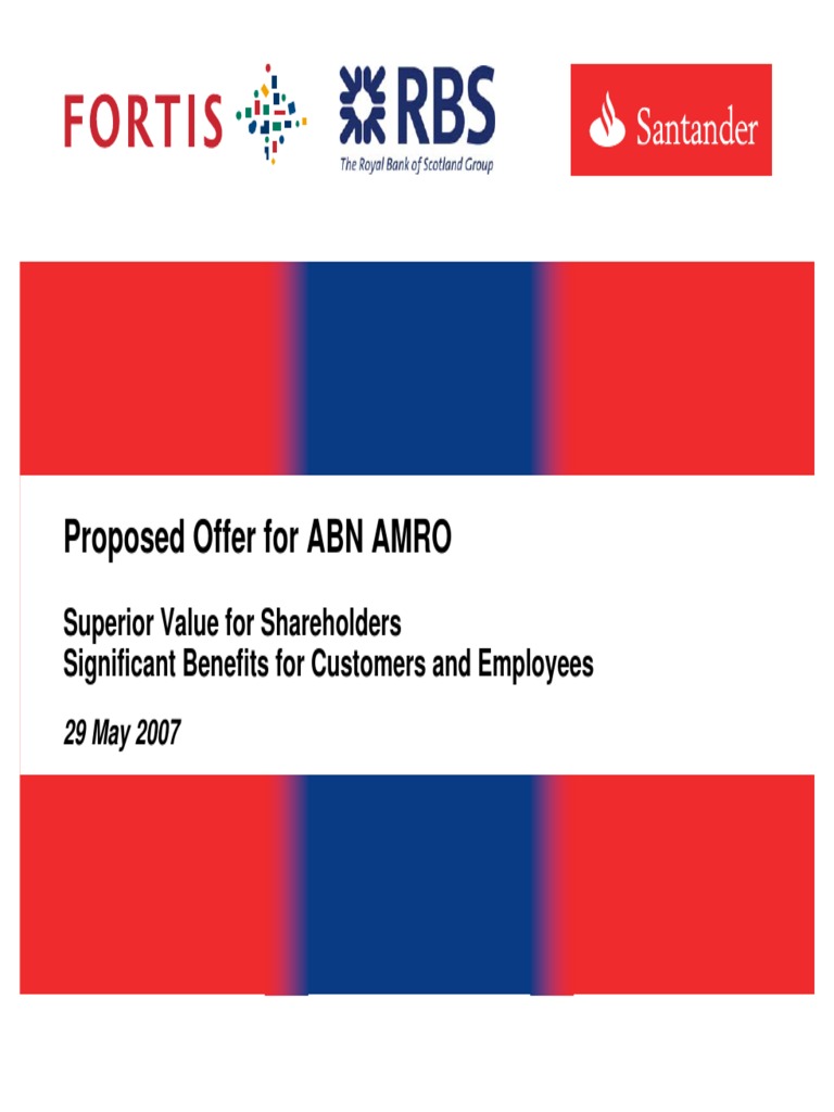 Consortium Presentaion RFS Holding | PDF | Banking | Banks