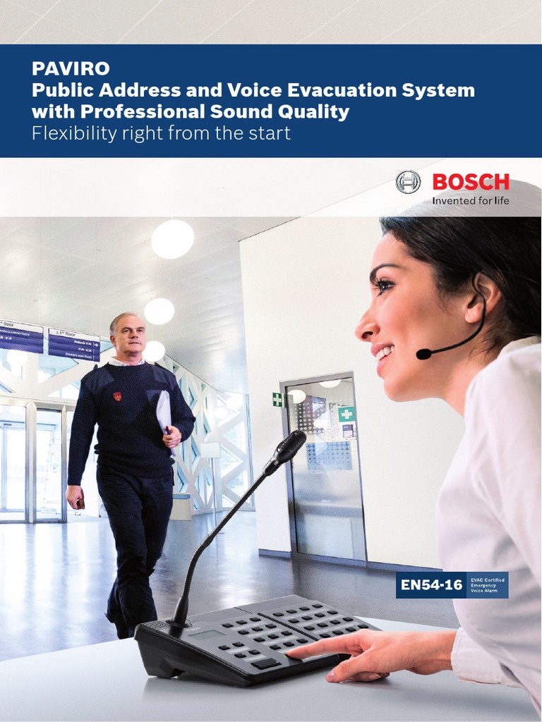 Flexibility Right From The Start: Paviro Public Address and Voice ...