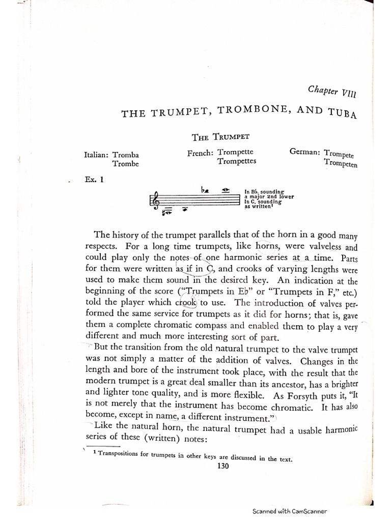 The Trumpet, Trombone, and Tuba | PDF