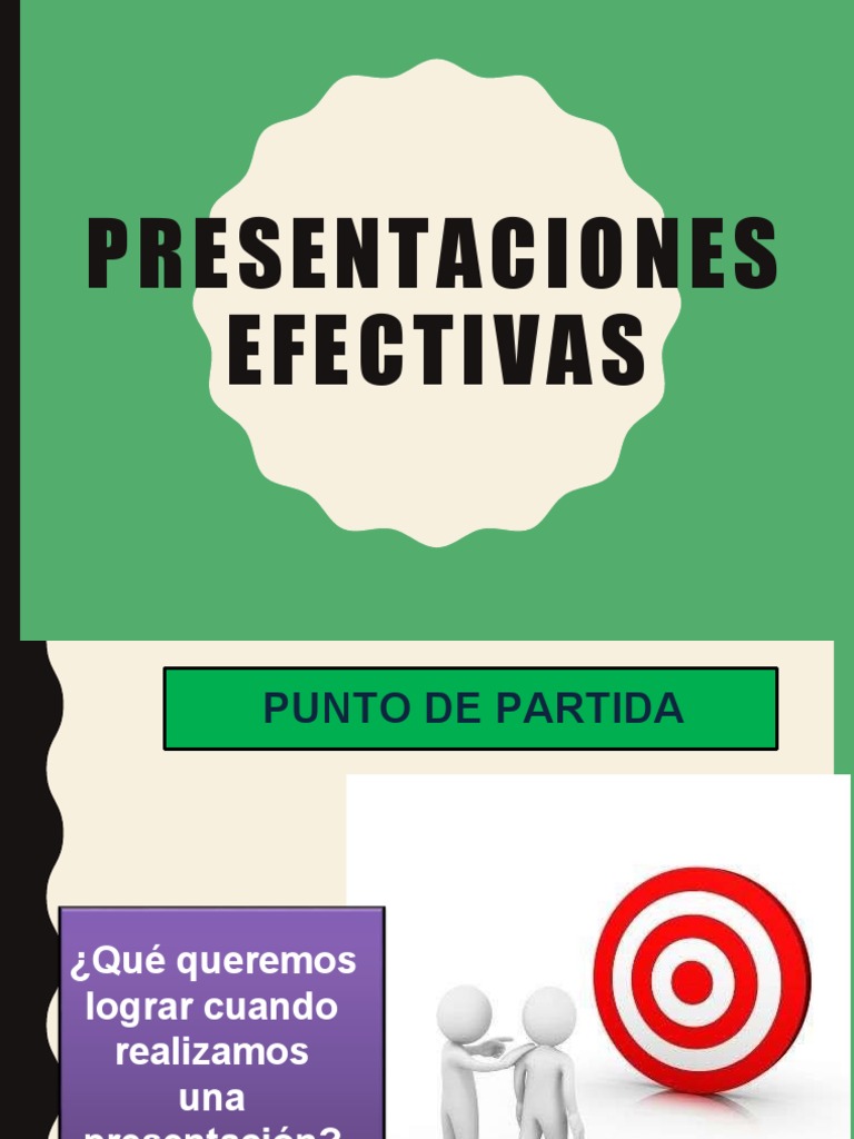 Presentaciones Efectivas | PDF