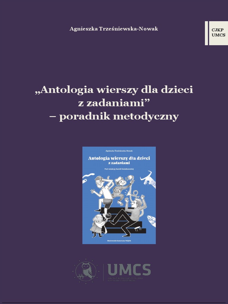 Antologia Wierszy Dla Dzieci Z Zadaniami - Poradnik Metodyczny | PDF