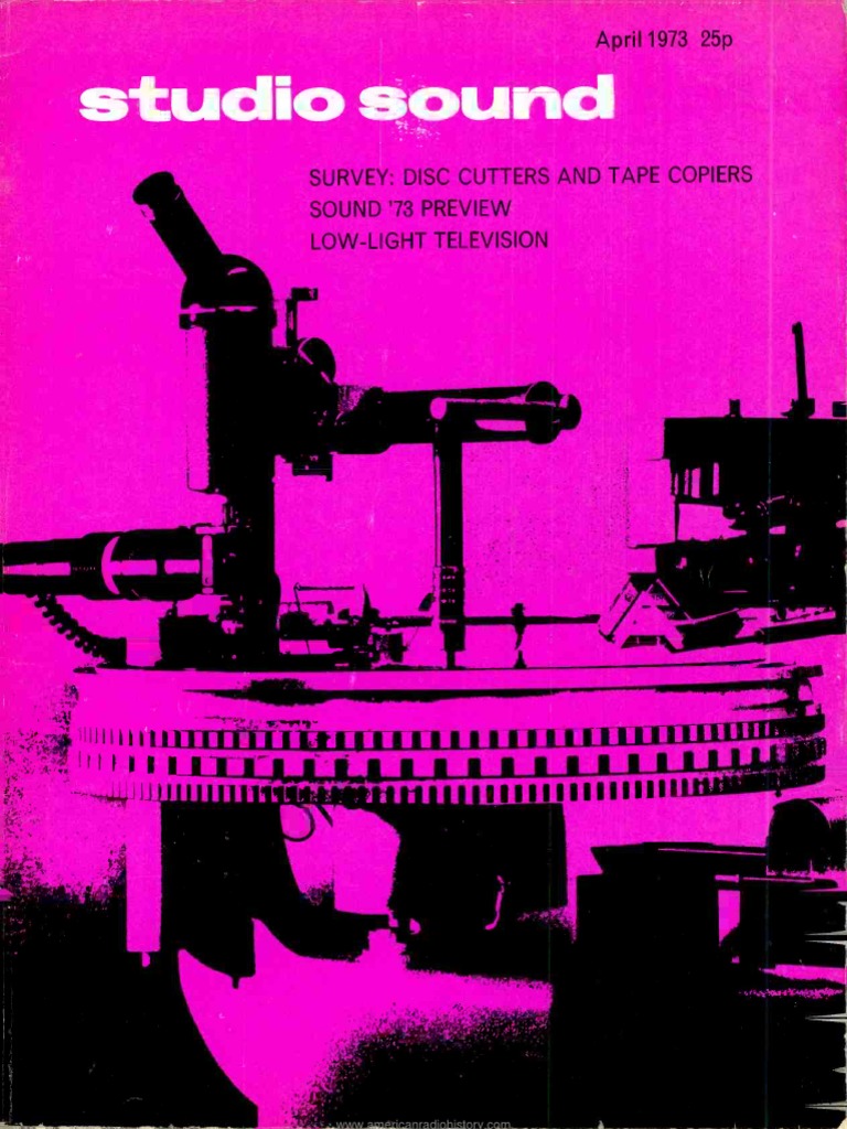 Studio Sound 1973 04 | PDF | Microphone | Amplifier