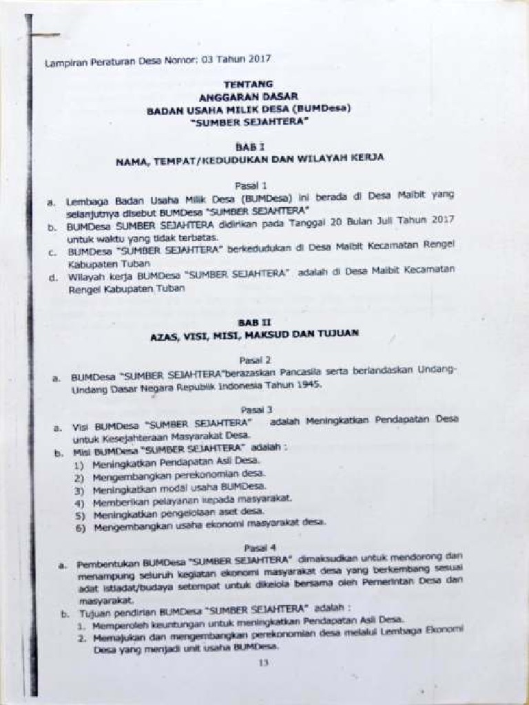 Ad Art Bumdesa | PDF