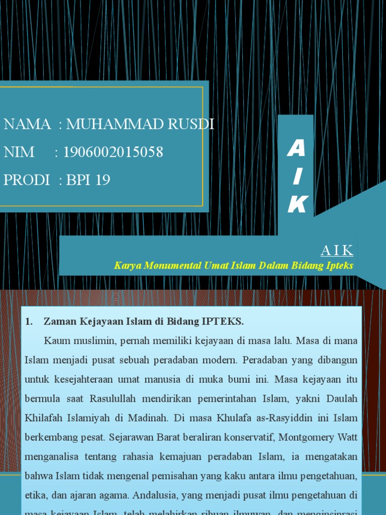 Tugas 1 Aik Iv | PDF