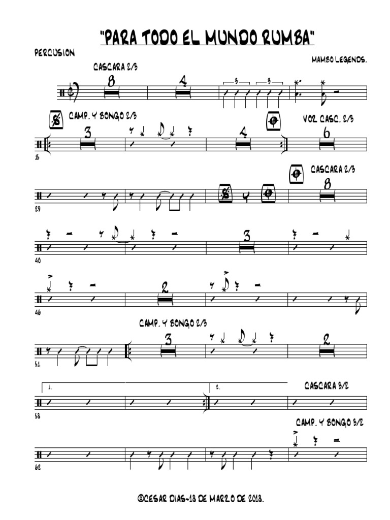 Para Todo El Mundo Rumba - Mambo Legends | PDF