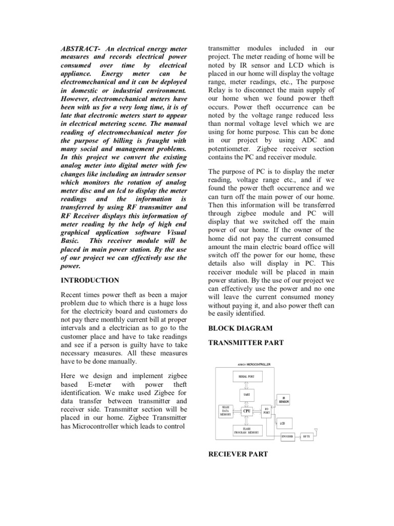 ieee paper | Microcontroller | Embedded System