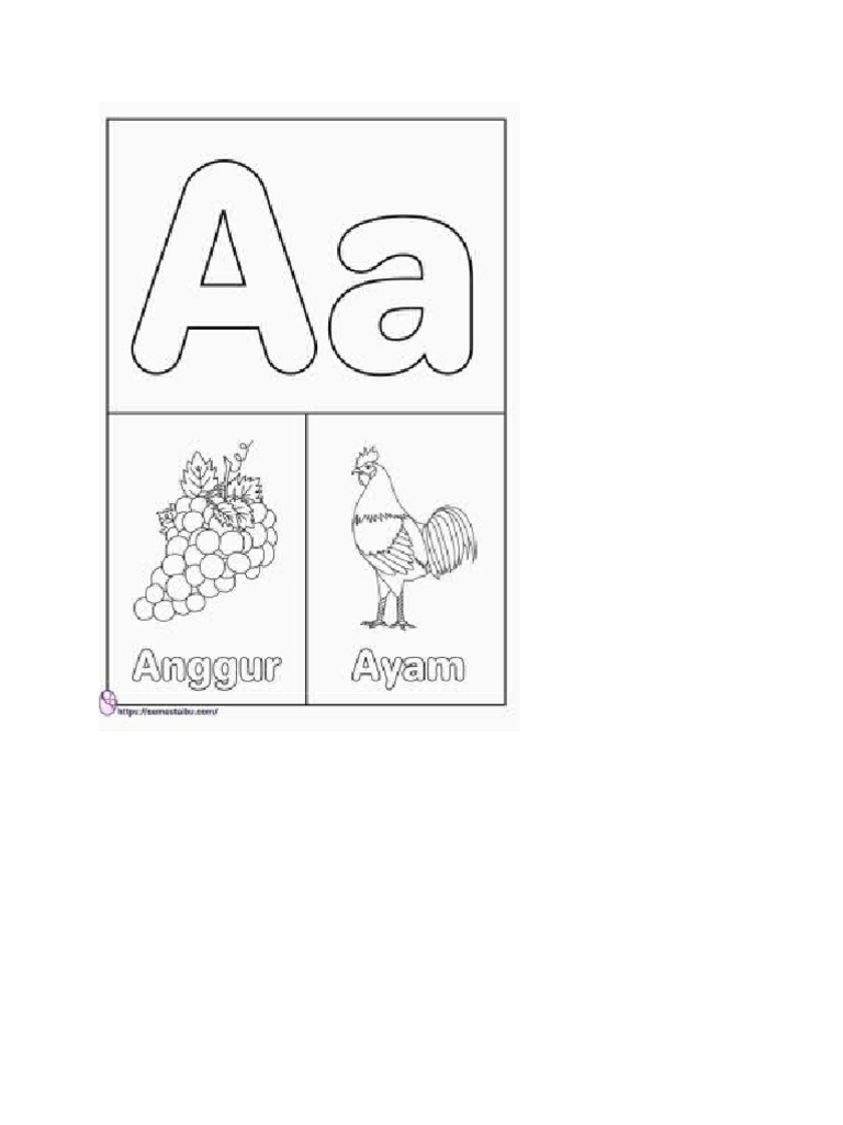 Mewarnai Huruf A | PDF