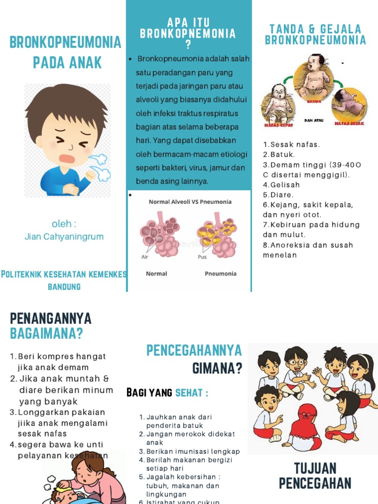 Leaflet Bronkopneumonia | PDF