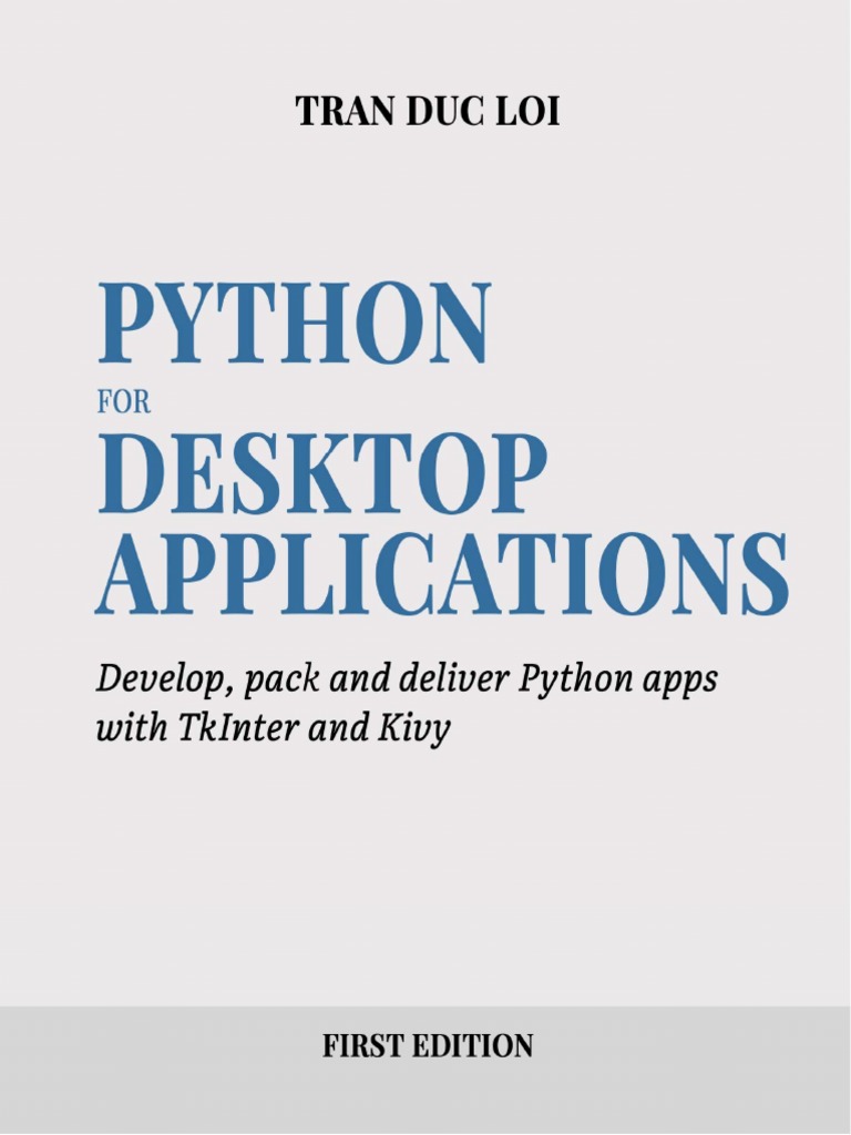 Python For Desktop Applications Tran Duc Loi Sample | Download Free PDF | Command Line Interface ...
