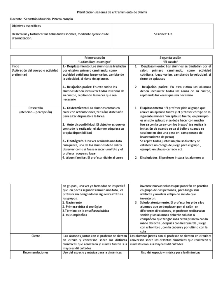Teatro Planificacíon | PDF | Science | Ciencia y Tecnología