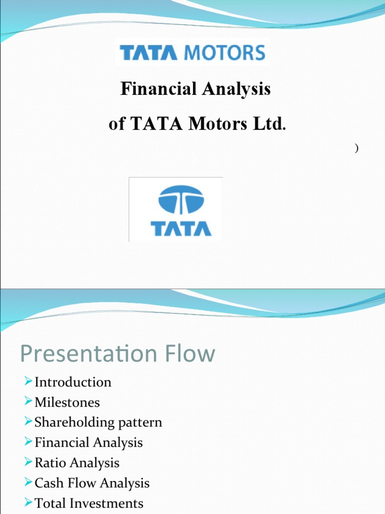 Financial Analysis of TATA Motors LTD | PDF | Investing | Debt