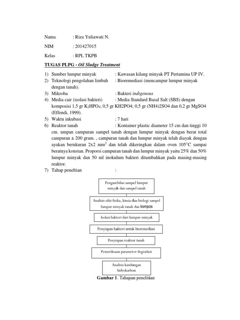 Pengolahan Lumpur Minyak dengan Bioremediasi | PDF | Sains & Matematika