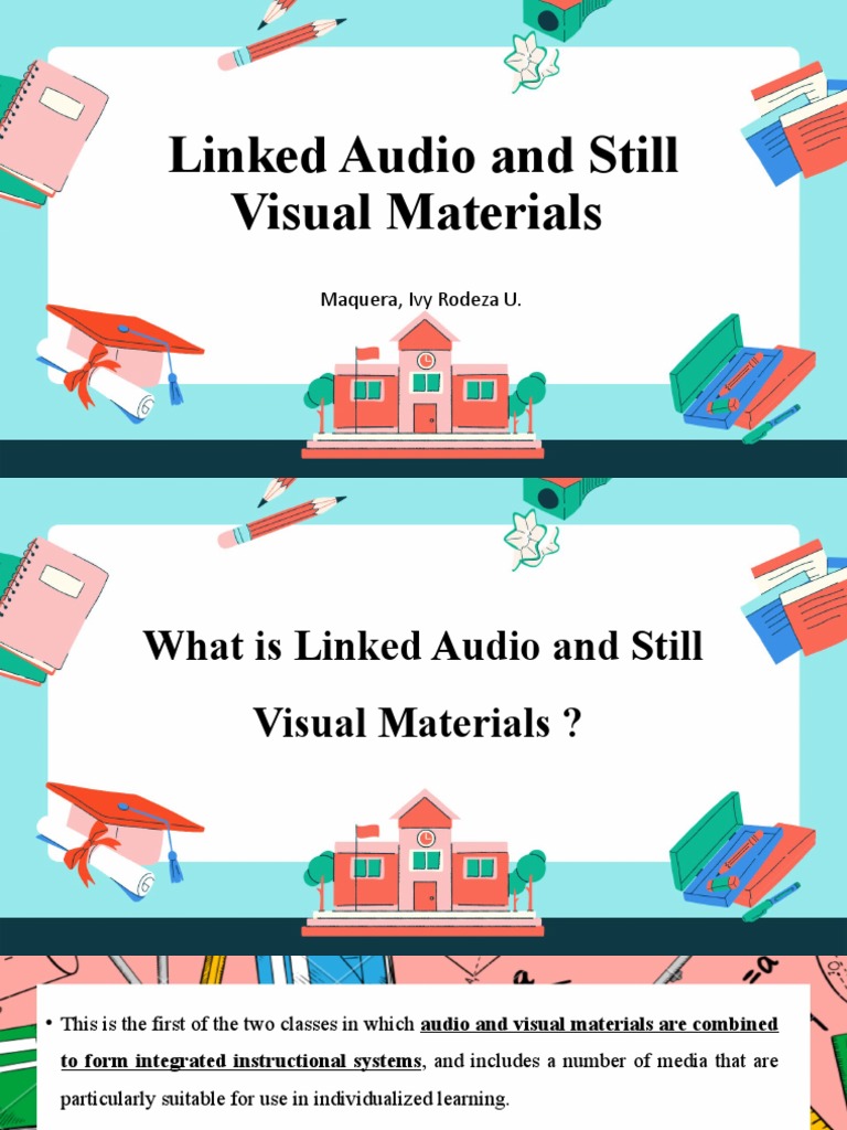 Linked Audio and Visual Materials Guide | PDF | Tape Recorder | Sound ...