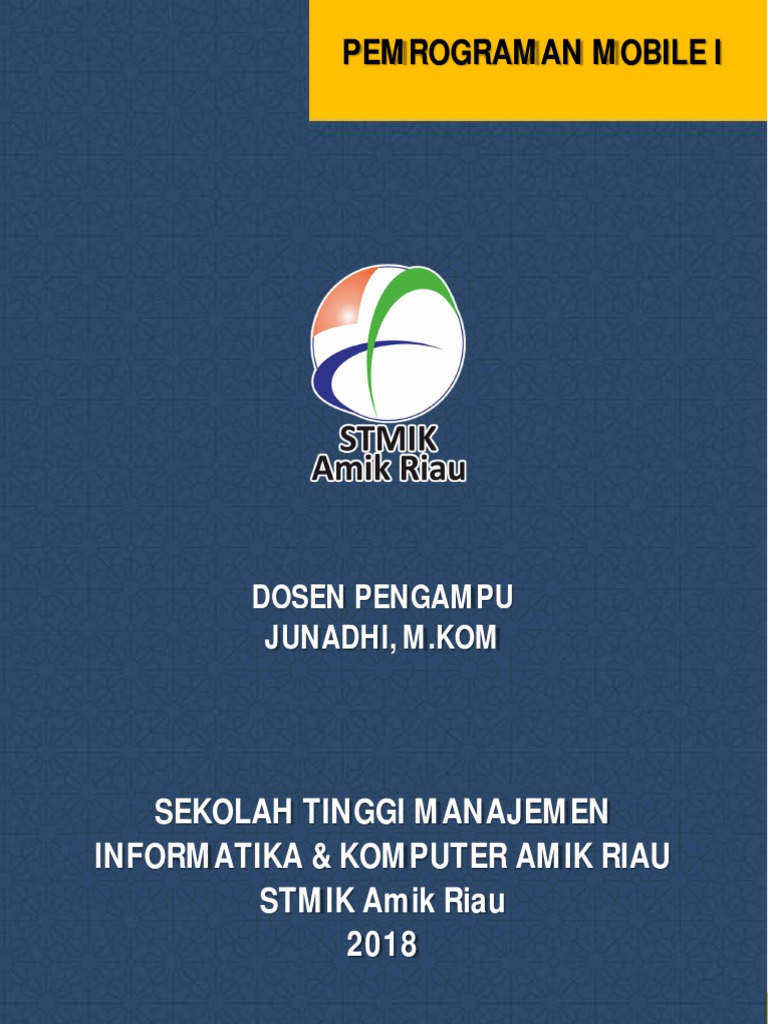 Modul Pemrograman Mobile I-1 | PDF