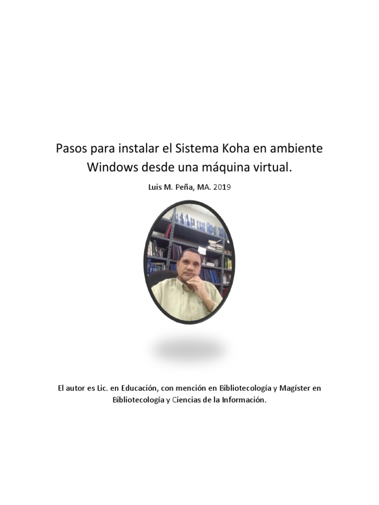 Pasos Para Instalar El Sistema Koha En W Pdf Ventana Informática