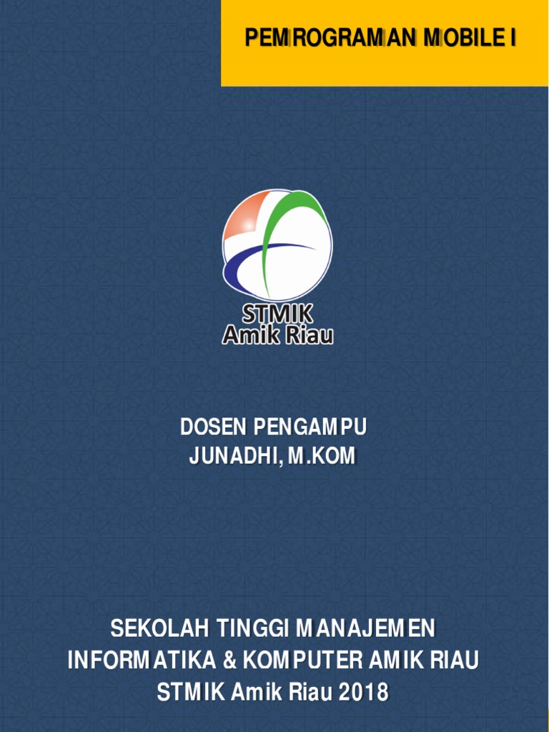 Modul Pemrograman Mobile I | PDF
