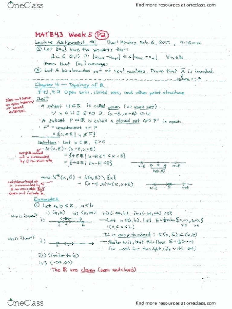 Class Notes Ca Utsc Matb 43h3 Lecture10 | PDF