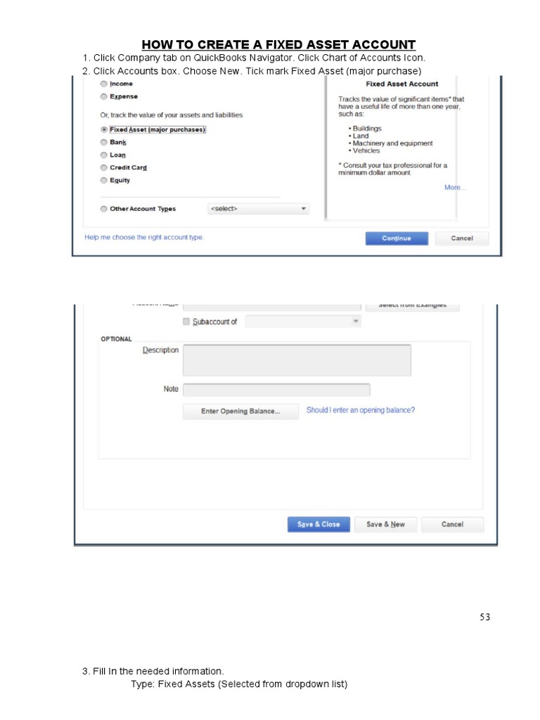 RABM QuickBooks Training Manual 2021 1 | PDF | Depreciation | Fixed Asset